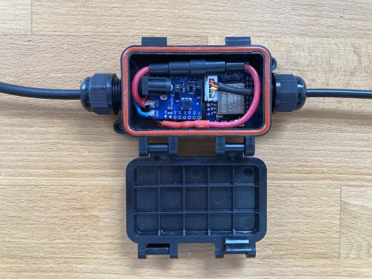 Ultraschall Tanksensor mit SensESP – open-boat-projects.org