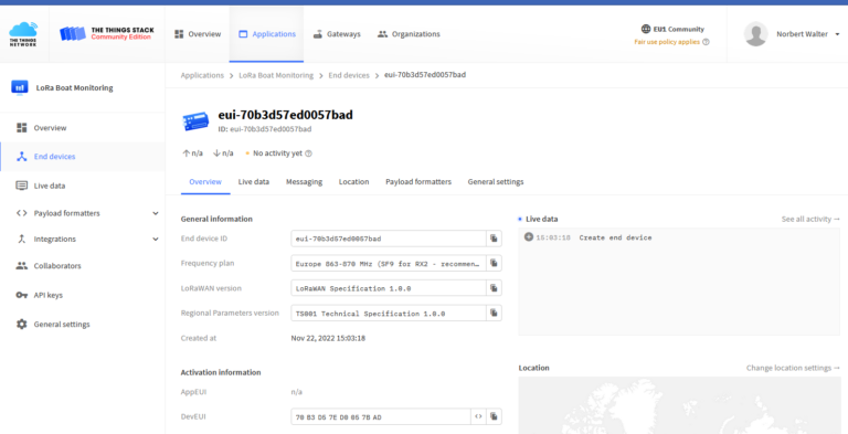 Datenintegration in Grafana – open-boat-projects.org