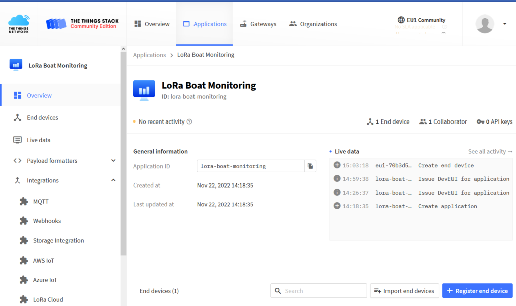 Datenintegration in Grafana – open-boat-projects.org