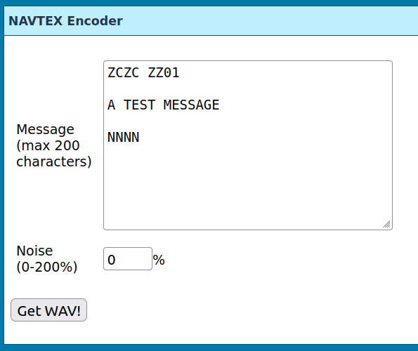 NAVTEX Decoder/Encoder mit Hintergrundinfos – open-boat-projects.org